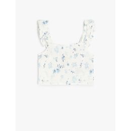 KOTON Bluse M&auml;dchen Gr&ouml;&szlig;e 146/152 hellbeige / marine / hellblau