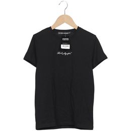 K by KARL LAGERFELD Karl Lagerfeld T-Shirt Damen Gr&ouml;&szlig;e XS Second Hand schwarz