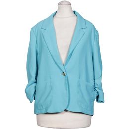 Cream Blazer Damen Gr&ouml;&szlig;e S Second Hand hellblau