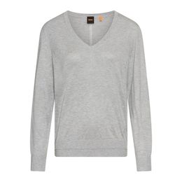 BOSS Pullover Damen Gr&ouml;&szlig;e L grau