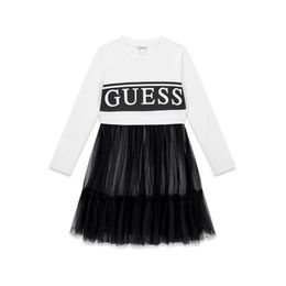 Guess Kleid Mädchen Größe 134 schwarz / weiß