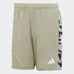 adidas Performance Sportshorts 'Essentials' Herren Größe XL opal / oliv / weiß