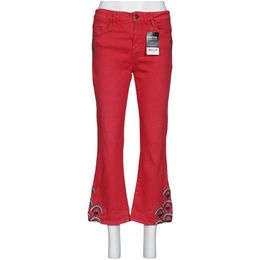 Desigual Stoffhose Damen Gr&ouml;&szlig;e S Second Hand rot