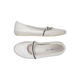 Tommy Hilfiger Ballerina Damen Gr&ouml;&szlig;e 39 Second Hand wei&szlig;