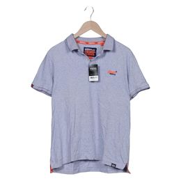 Superdry Poloshirt Herren Größe XXL Second Hand blau