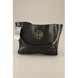Tory Burch Handtasche gross Leder Damen Größe One Size Second Hand schwarz