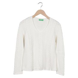 United Colors Of Benetton Pullover Damen Gr&ouml;&szlig;e S Second Hand wei&szlig;