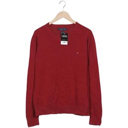 Tommy Hilfiger Pullover Herren Gr&ouml;&szlig;e XXL Second Hand rot