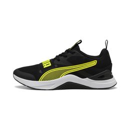 Puma Sportschuh Herren Größe 48 neongelb / schwarz