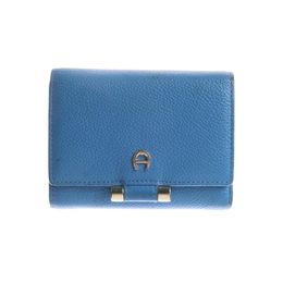 Aigner Geldb&ouml;rse / Etui Damen Gr&ouml;&szlig;e One Size Second Hand blau