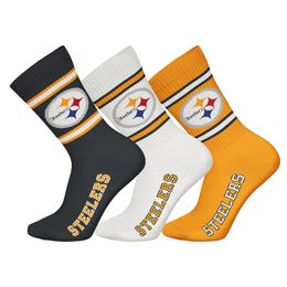 NFL Socken Herren Gr&ouml;&szlig;e 43/46 orange / rot / schwarz / wei&szlig;
