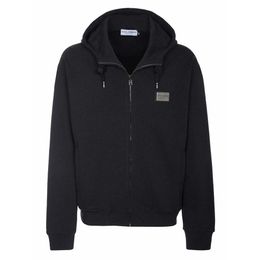 Dolce & Gabbana Dolce & Gabbana Zip-Up Hoodie 'f&uuml;r Herren' male Black size 48