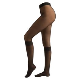 CALZEDONIA Tights female Black size M/L