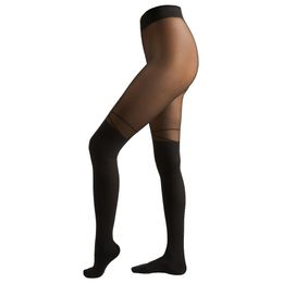 CALZEDONIA Strumpfhose Damen Gr&ouml;&szlig;e M/L schwarz