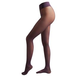 CALZEDONIA Strumpfhose Damen Gr&ouml;&szlig;e XS/S lila