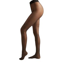 CALZEDONIA Tights female Brown size XS/S