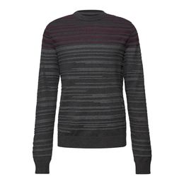 Street One MEN Pullover Herren Gr&ouml;&szlig;e XL dunkelgrau / bordeaux