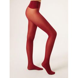 CALZEDONIA Strumpfhose Damen Gr&ouml;&szlig;e XS/S rot