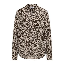 Cecil Bluse Damen Größe M beige / schwarz