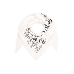 SOCCX Dreieckstuch aus Flauschstrick mit Glitter Print Damen Gr&ouml;&szlig;e One Size bunt