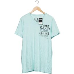CAMP DAVID T-Shirt Herren Gr&ouml;&szlig;e L Second Hand hellblau