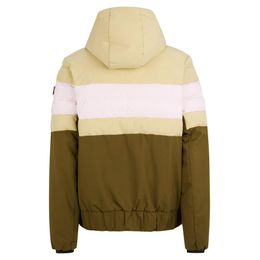 Ziener Sportjacke 'Tindia-Z' Damen Gr&ouml;&szlig;e XXXL creme / khaki / wei&szlig;