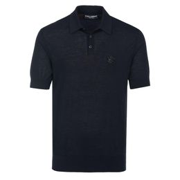 Dolce & Gabbana DOLCE & GABBANA Poloshirt Herren Größe XXL schwarz