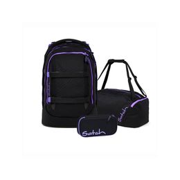 Satch Backpack 'Pack Schulrucksack Set 3tlg' boy Black size One Size