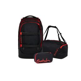 Satch Rucksack 'Pack Schulrucksack Set 3tlg.' Jungen Größe One Size knallrot