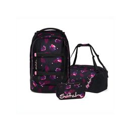 Satch Backpack 'Pack Schulrucksack Set 3tlg' boy Black size One Size