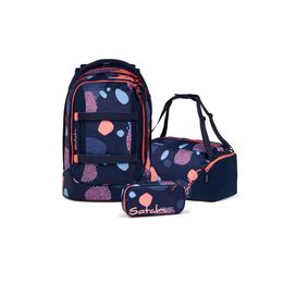 Satch Backpack 'Pack Schulrucksack Set 3tlg' boy Purple size One Size