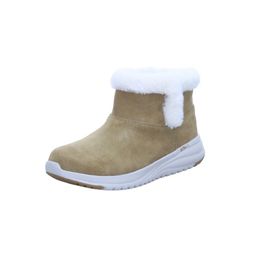 Skechers Boots 'On The Go Stellar - Cozy Step' Damen Gr&ouml;&szlig;e 40 dunkelbeige / wei&szlig; Winterschuhe