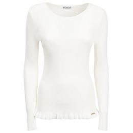 Influencer Pullover Damen Größe M weiß