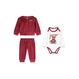 Guess Set Größe 68 türkis / umbra / bordeaux / weiß