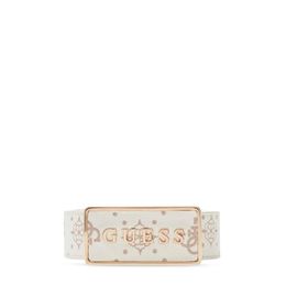 Guess Gürtel Damen Größe 85 creme / gold