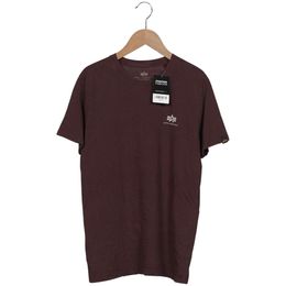 Alpha Industries T-Shirt Herren Größe M Second Hand bordeaux