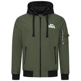 Lonsdale Jacke Herren Gr&ouml;&szlig;e M oliv / schwarz / wei&szlig;