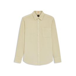 BOSS Button Up Shirt male Beige size XXL
