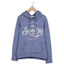 Superdry Kapuzenpullover Damen Größe L Second Hand blau