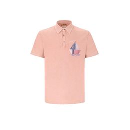 Distretto 12 Poloshirt 'Boat Lorca' Herren Gr&ouml;&szlig;e L blau / rosa / altrosa / wei&szlig;