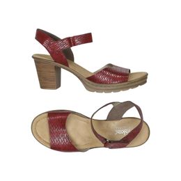 Rieker Sandalen Damen Gr&ouml;&szlig;e 41 Second Hand rot