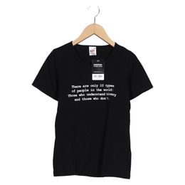 Fruit of the Loom T-Shirt Damen Größe M Second Hand schwarz