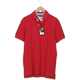Tommy Hilfiger Poloshirt Herren Größe L Second Hand rot