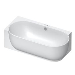 Duravit Luv Eck-Badewanne, mit Schürze, 700431000000000+790650000000000#4-Loch-mittig hg, hansgrohe/AXOR