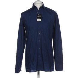 OLYMP Hemd Herren Größe M Second Hand marine