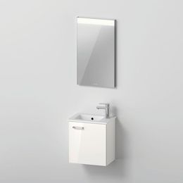 Duravit ME by Starck Waschtisch mit XBase Schrank, mit Spiegel, XB0065R4545,
