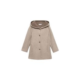 Mango Kids Mantel 'Sandra' M&auml;dchen Gr&ouml;&szlig;e 134 beige