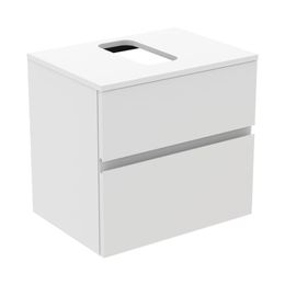 Ideal Standard Finesse Schrank mit Konsolenplatte B: 60,2 H: 55,8 T: 44 cm, 2 Ausz&uuml;ge, E3476Y1,