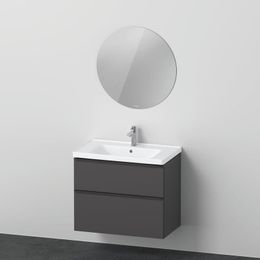 Duravit D-Neo Schrank mit Waschtisch, mit Spiegel, DE011004949,