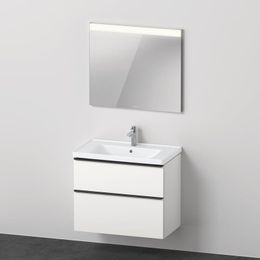 Duravit D-Neo Schrank mit Waschtisch, mit Spiegel, DE011301818,